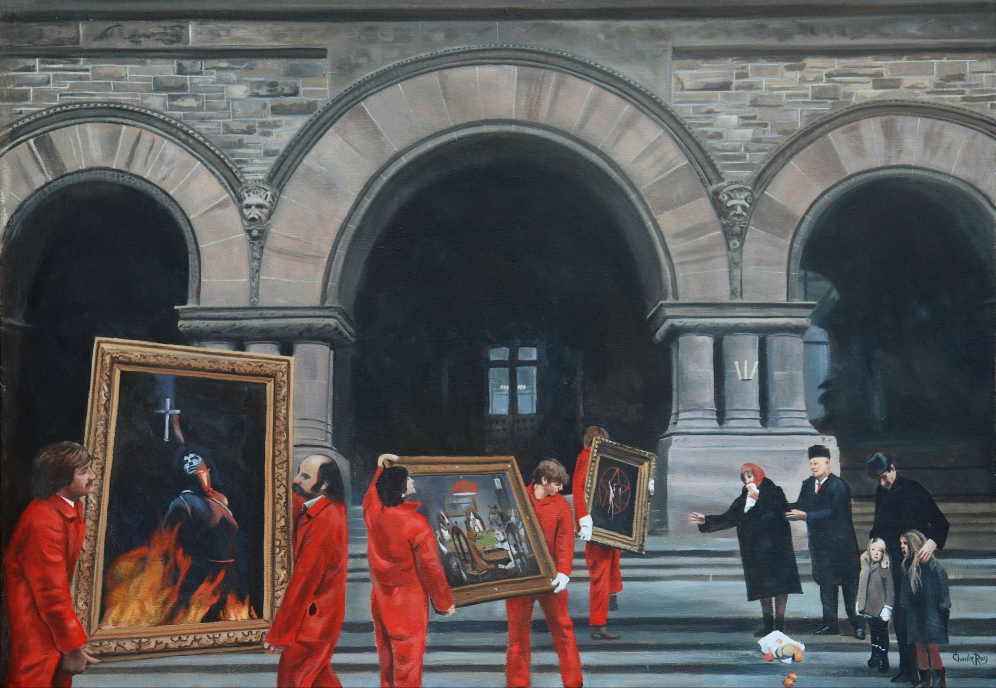 My paintings of classic rock album covers – Charlie Roy Art